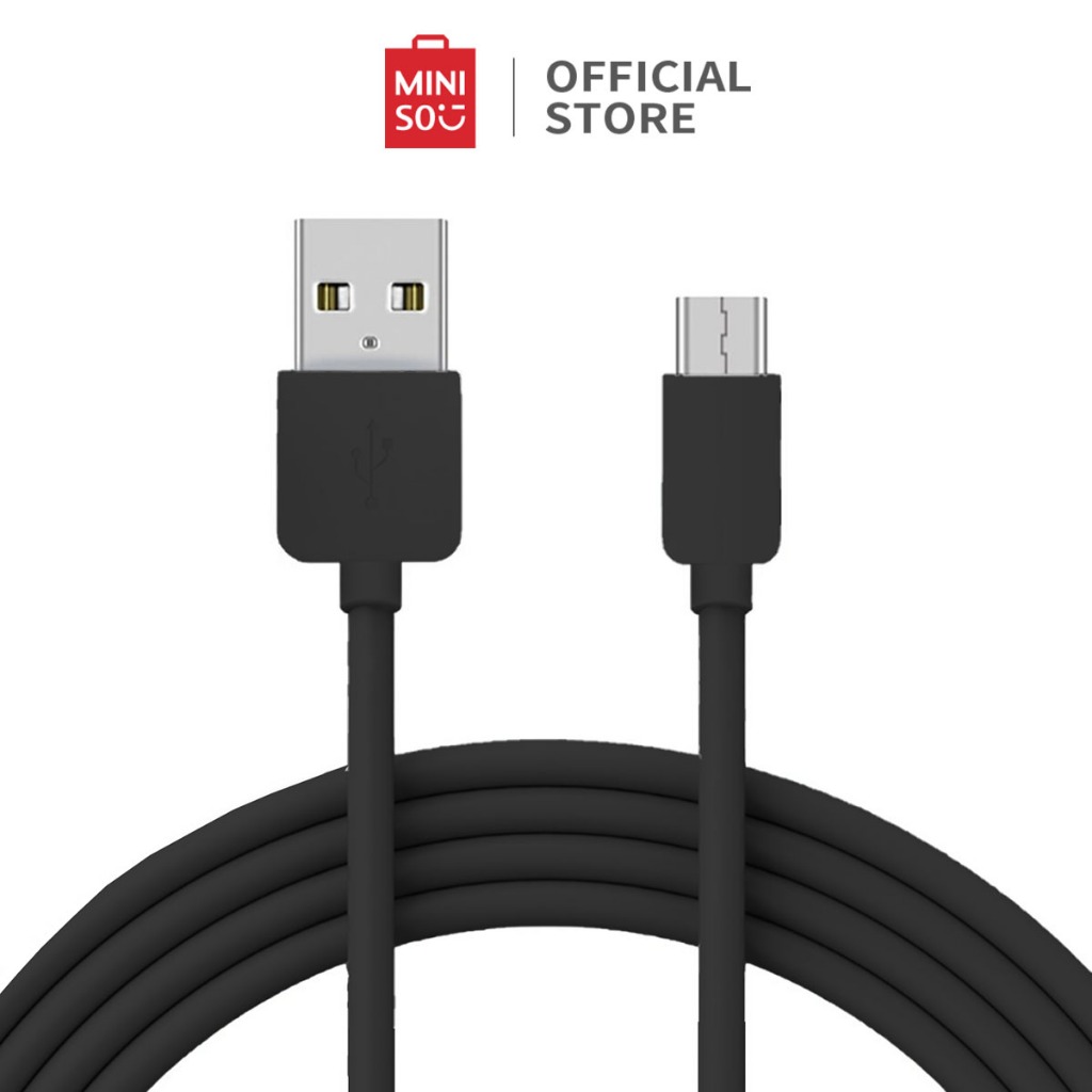 Jual Miniso Kabel Data Micro Usb 1M Cangkang Aluminium Yang Dikepang 2 ...
