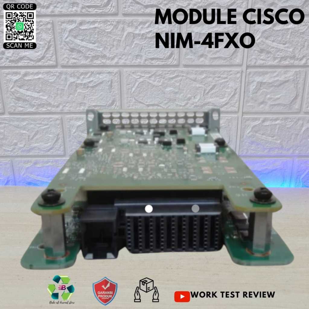 Jual Module Cisco NIM-4FXO Modul Cisco NIM-4FXO Untuk Router Cisco ISR ...