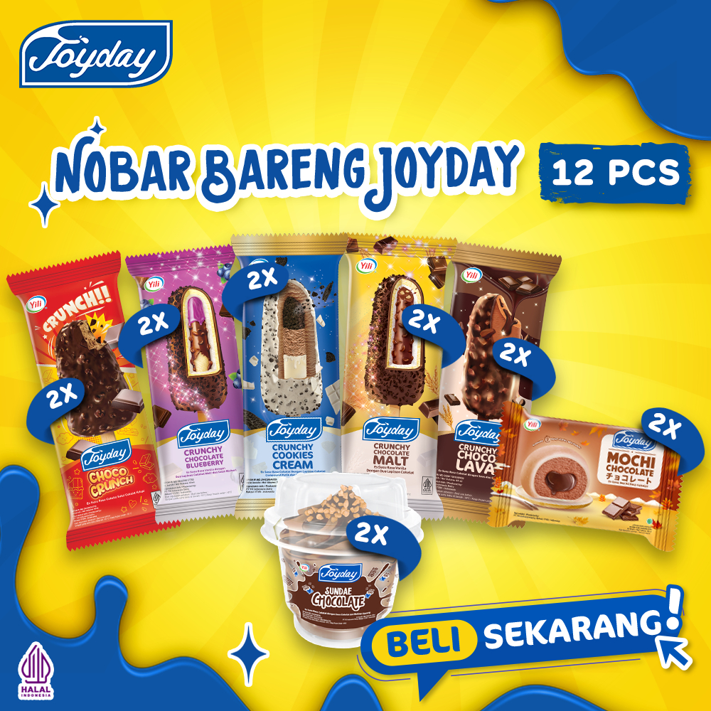 Jual Joyday Ice Cream Package Chocolate Series - Isi 14pcs Eskrim Mix ...