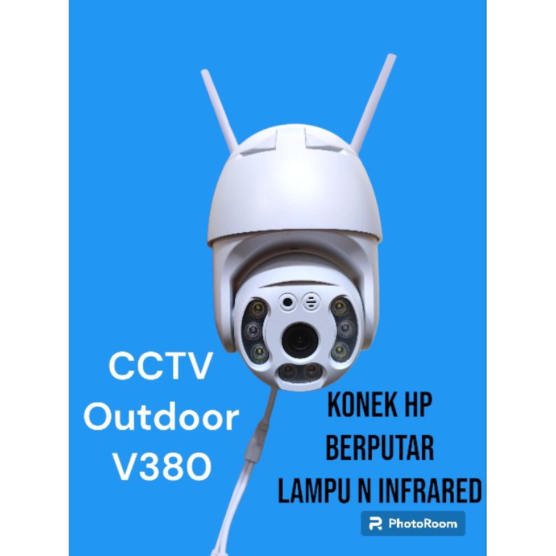 Jual Cctv Robot WiFi Outdoor Anti Air Konek HP Jarak Jauh V380 Pro 3MP ...