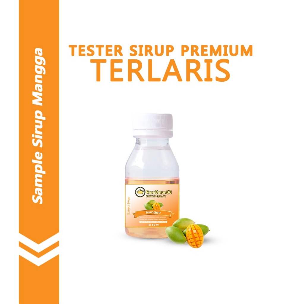 Jual Sample Sirup Premium Rasa Mangga / Mango Tester Minuman Sirop ...