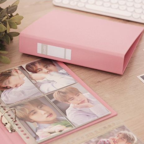 Jual Bantex Binder Photocard A5 2 Ring Album Foto Binder Musky Pink ...