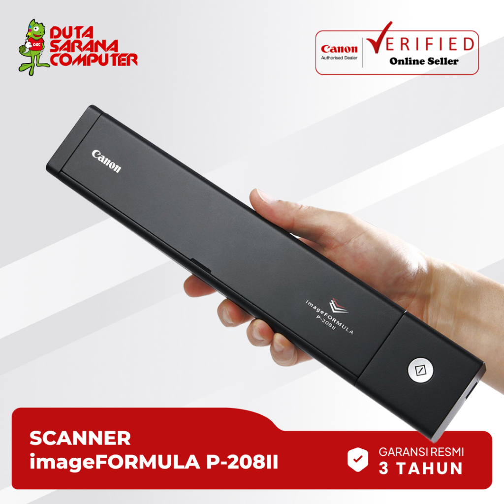 Jual Scanner CANON P208II imageFORMULA P-208II P - 208 II SCANNER MURAH | Shopee Indonesia