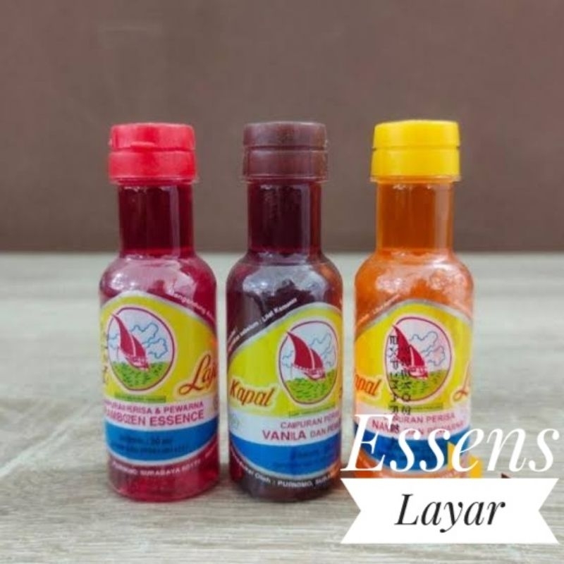 Jual Essens Essence CAP KAPAL LAYAR Rasa Frambozen Vanili Nanas ...
