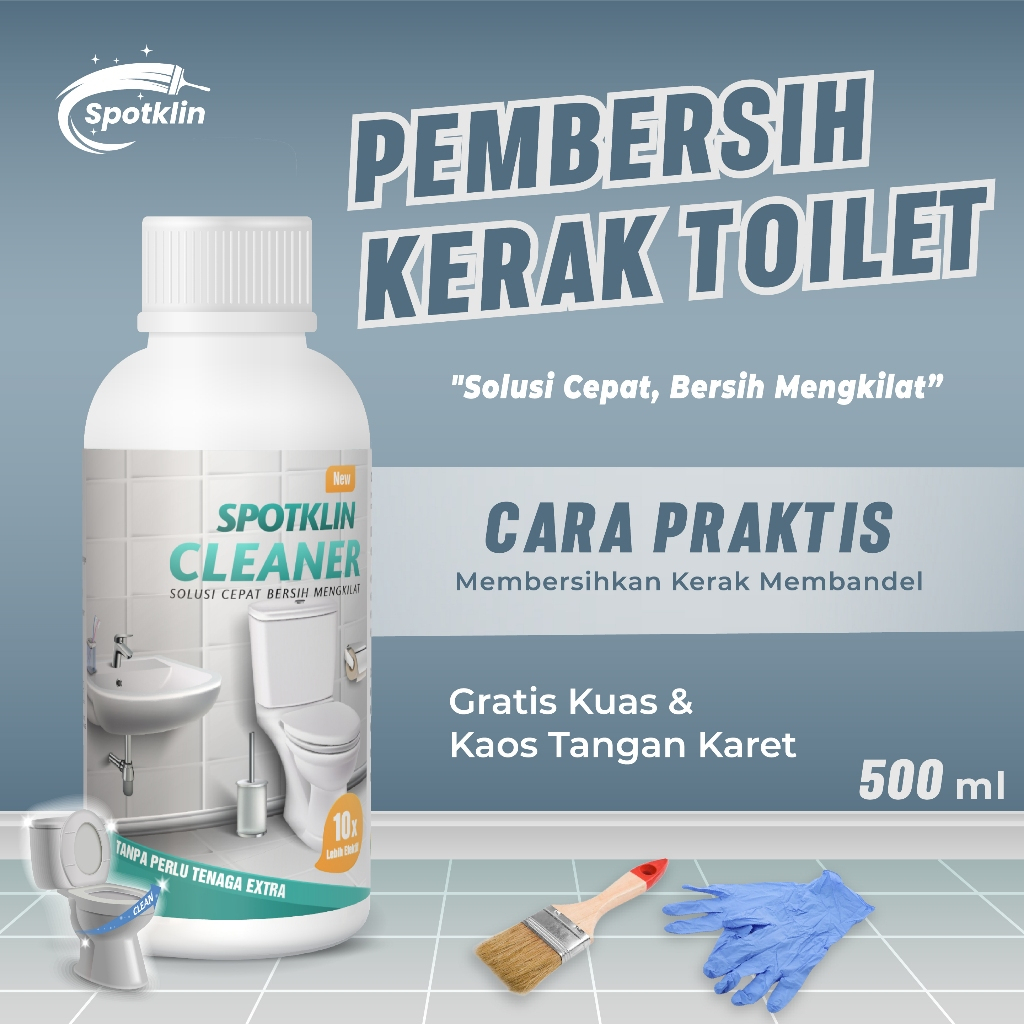 Jual Pembersih Kerak Keramik Kamar Mandi Toilet Ampuh 500ML | Shopee ...