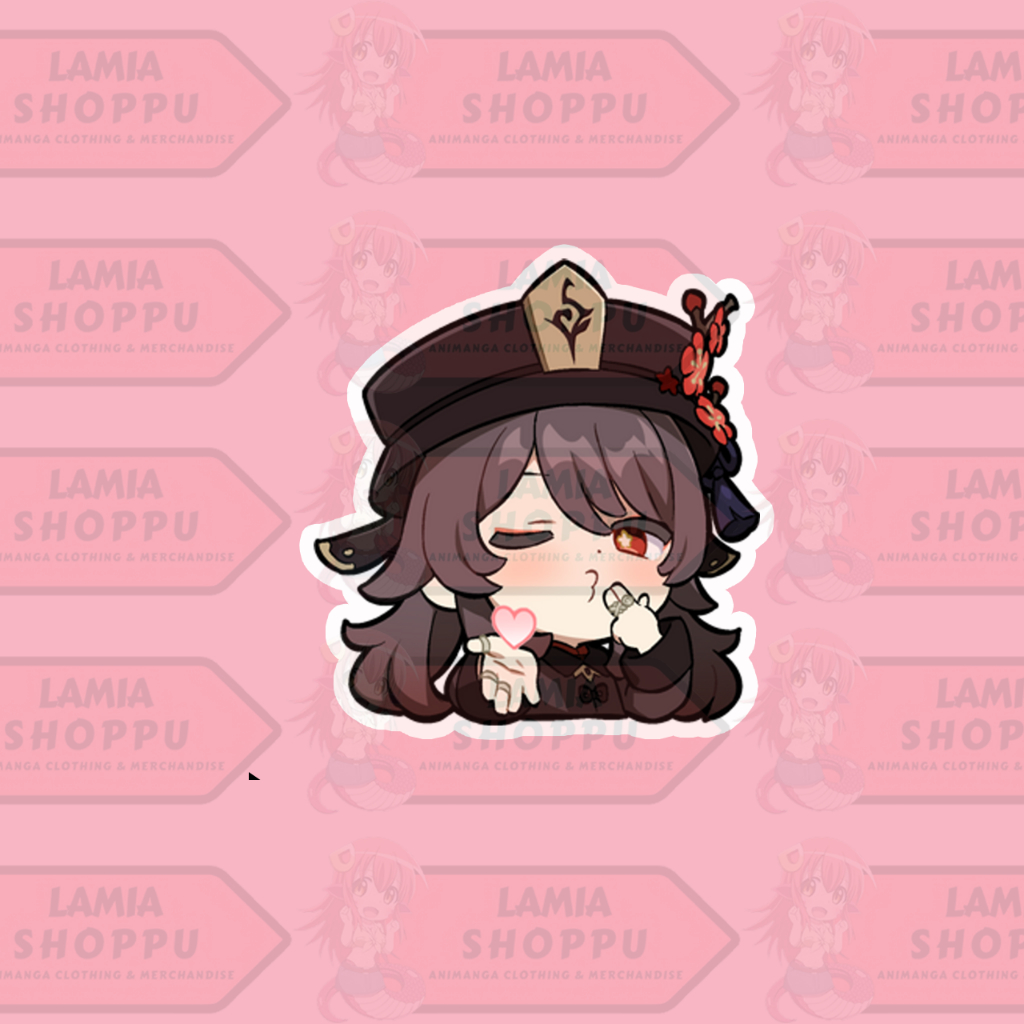 Jual Stiker Genshin Impact Hutao | Sticker Hutao Chibi Waifu | Shopee ...
