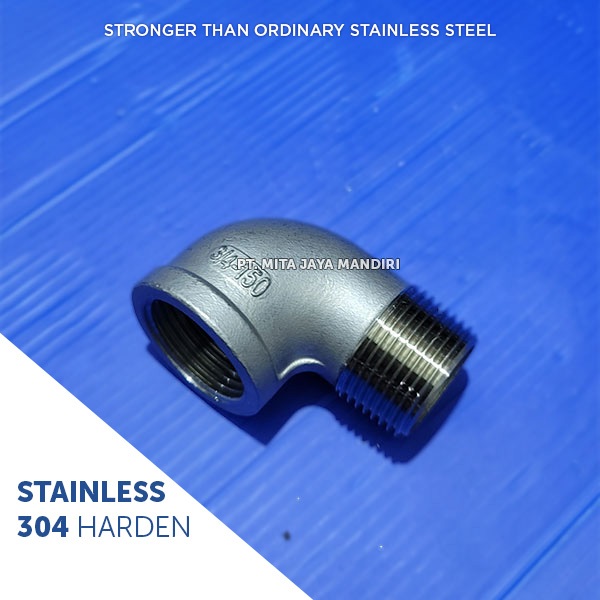 Jual Street Elbow Knee 3/4" Stainless 304 SS304 Drat Luar Dalam 3/4 inch | Shopee Indonesia