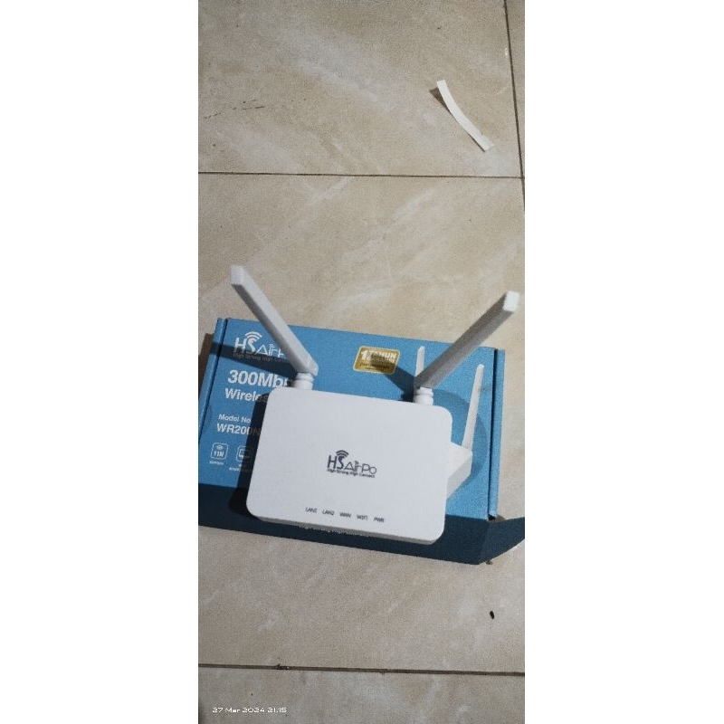 Jual HSAIRPO WR200N 300Mbps WIRELESS N ROUTER HS AIRPO ( scend ...