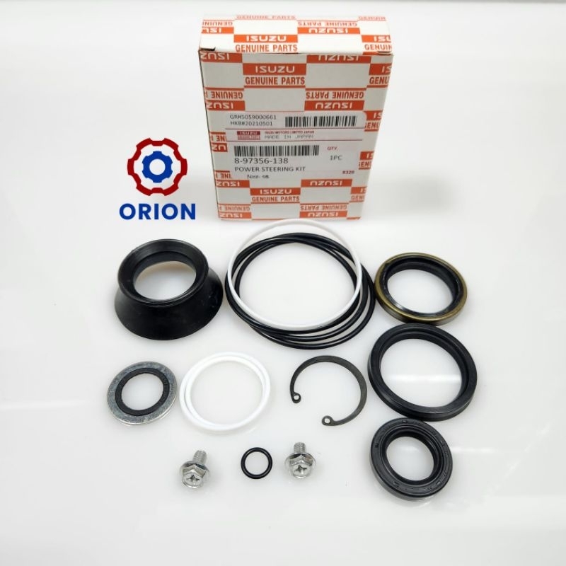 Jual POWER STEERING KIT SEAL KIT BAWAH ISUZU NKR71 NKR 71 ELF ORI ...