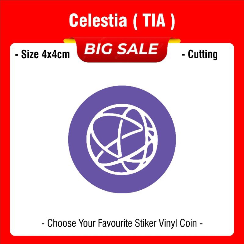 Jual Stiker Celestia ( TIA ) Crypto | Shopee Indonesia