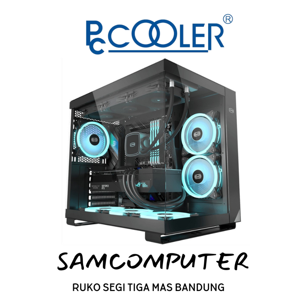 Jual CASING PC COOLER / PCCOOLER C3 T500 - ATX - BLACK | Shopee Indonesia