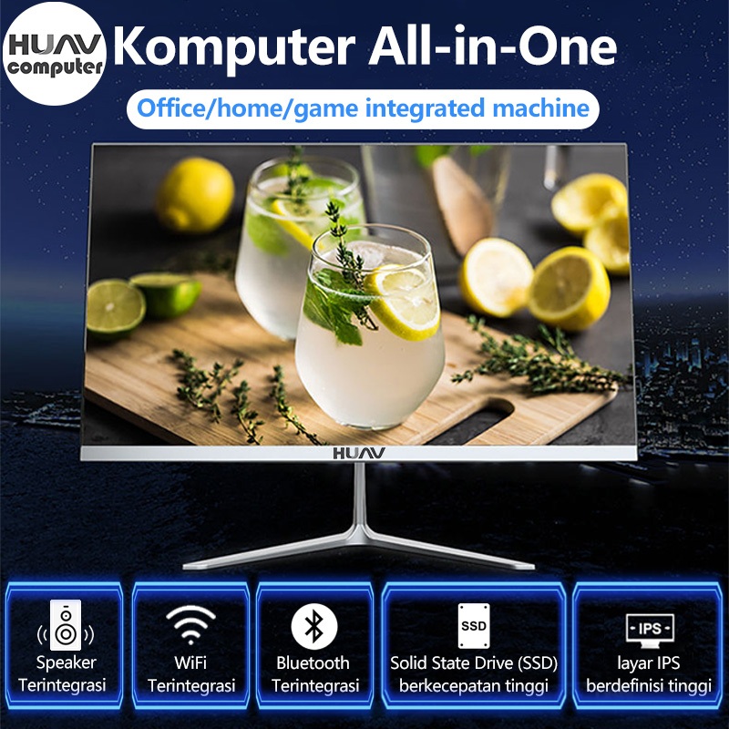 Jual Huav Komputer Full Set PC All-in-One Baru, Prosesor Core i5, Layar 22/24 Inci Pilihan,Untuk ...