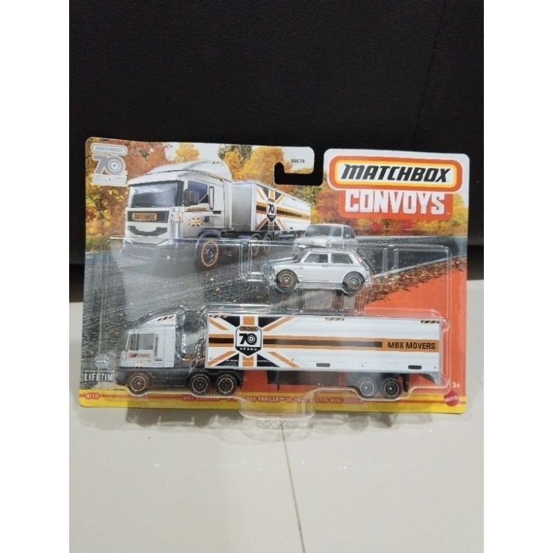 Jual mbx cabover box trailer vs 1964 austin mini cooper matchbox ...