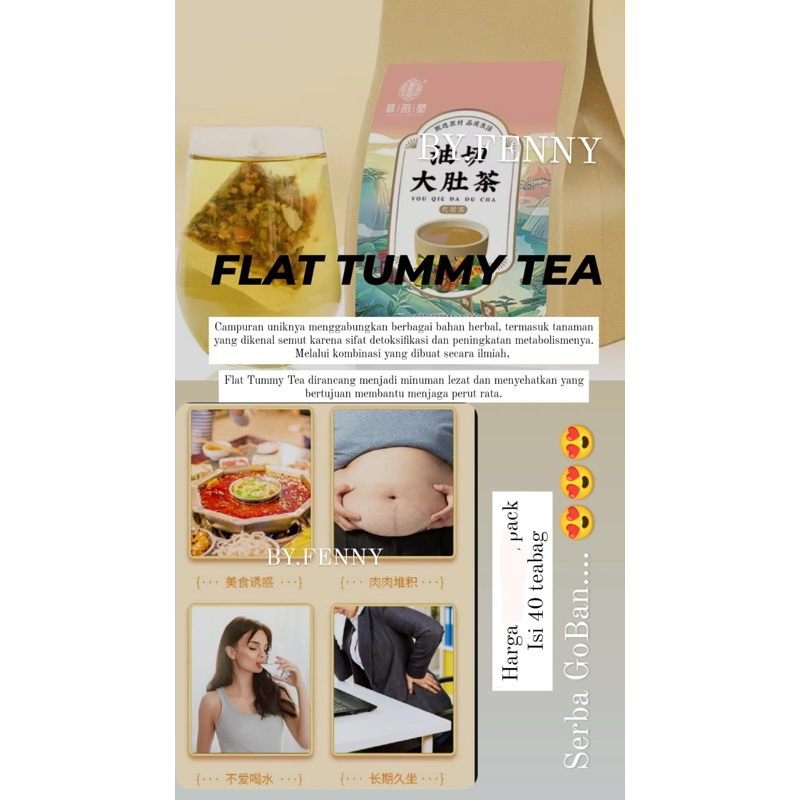 Jual Flat Tummy Tea - Original Malaysia | Shopee Indonesia