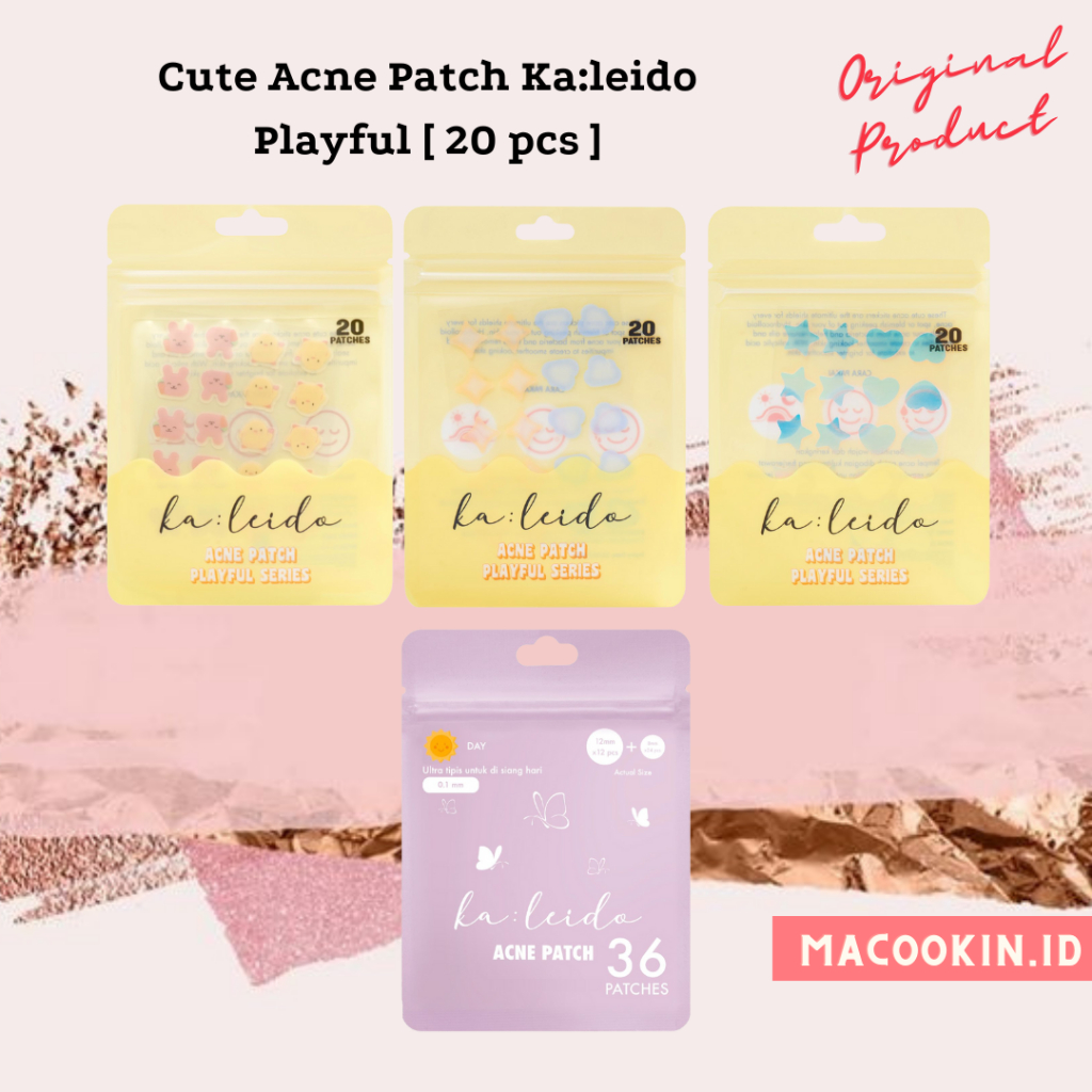 Jual Kaleido Acne Patch Playful Series 20 pcs plester jerawat lucu ...
