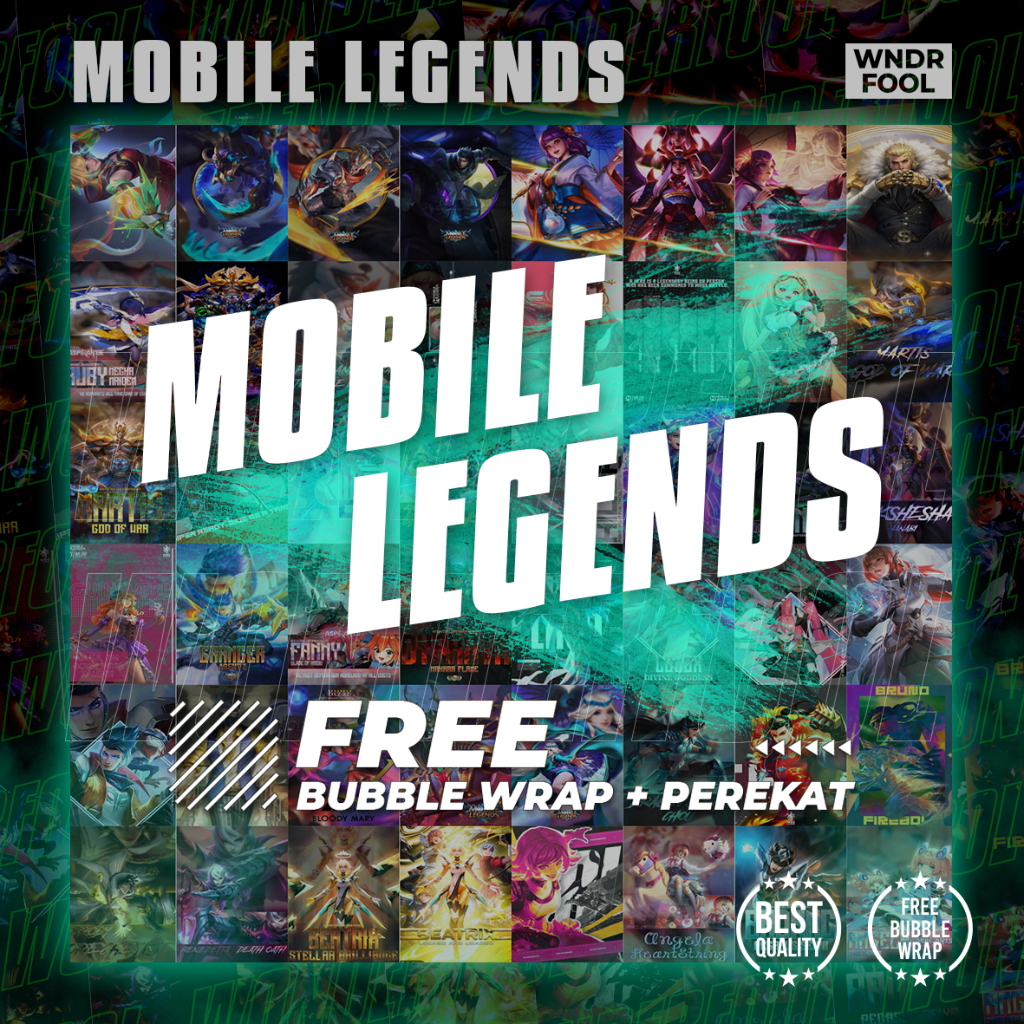 Jual POSTER DIDING AESTHETIC BUNDLE PACK MOBILE LEGENDS ISI 24/48 ...