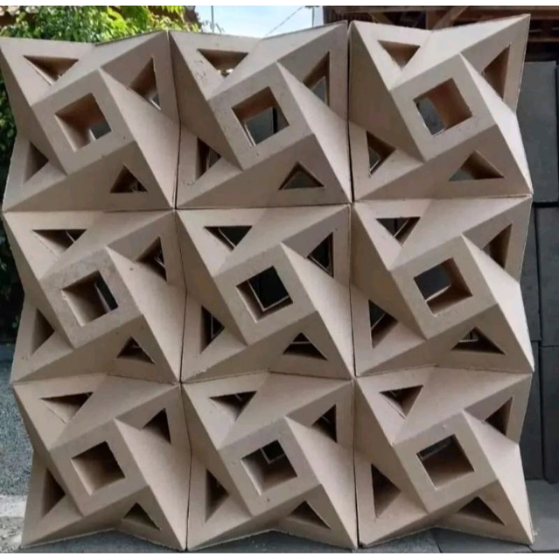 Jual ROSTER MINIMALIS Kipas (20cmx20cm)roster lubang angin, fasad ...