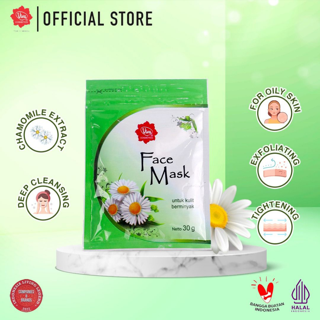 Jual VIVA Face Masker 30 gr - Masker Wajah | Shopee Indonesia