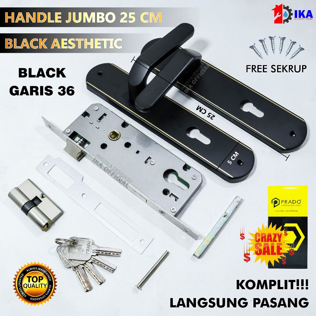 Jual Handle pintu besar kunci pintu besar komplit Kunci Pintu Rumah ...