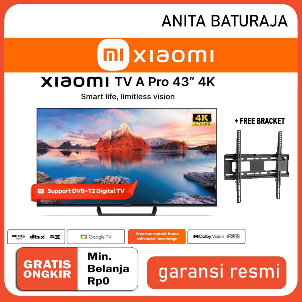 Jual XIAOMI TV A PRO 43"FHD DAN A Series 43" FHD Android TV™ GARANSI RESMI | Shopee Indonesia