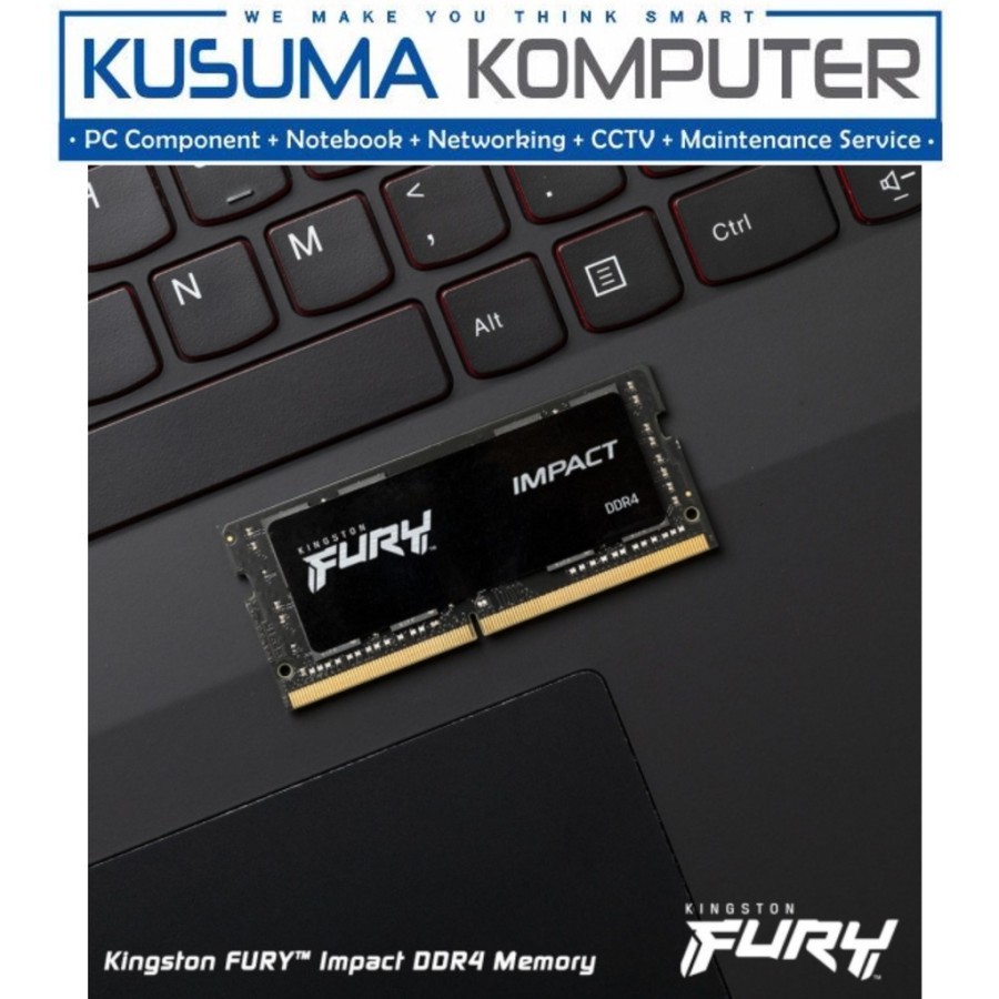 Jual Kingston Fury Impact Sodimm 8GB 1x8 DDR4 3200MHz KF432S20IB/8 | Shopee Indonesia