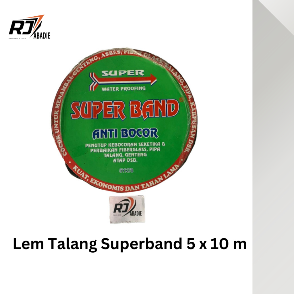 Jual Lem Talang Super Band Superband 5cm X 10 Meter [1Roll] | Shopee Indonesia