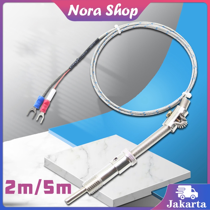 Jual Termokopel Tipe K Sensor Suhu 2 Meter 5 Meter Termokopel Panjang ...