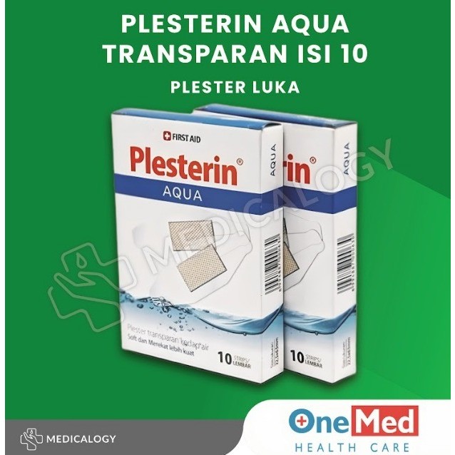 Jual Plesterin Aqua | Plester Transparan Aqua Kedap Air box isi 10 ...