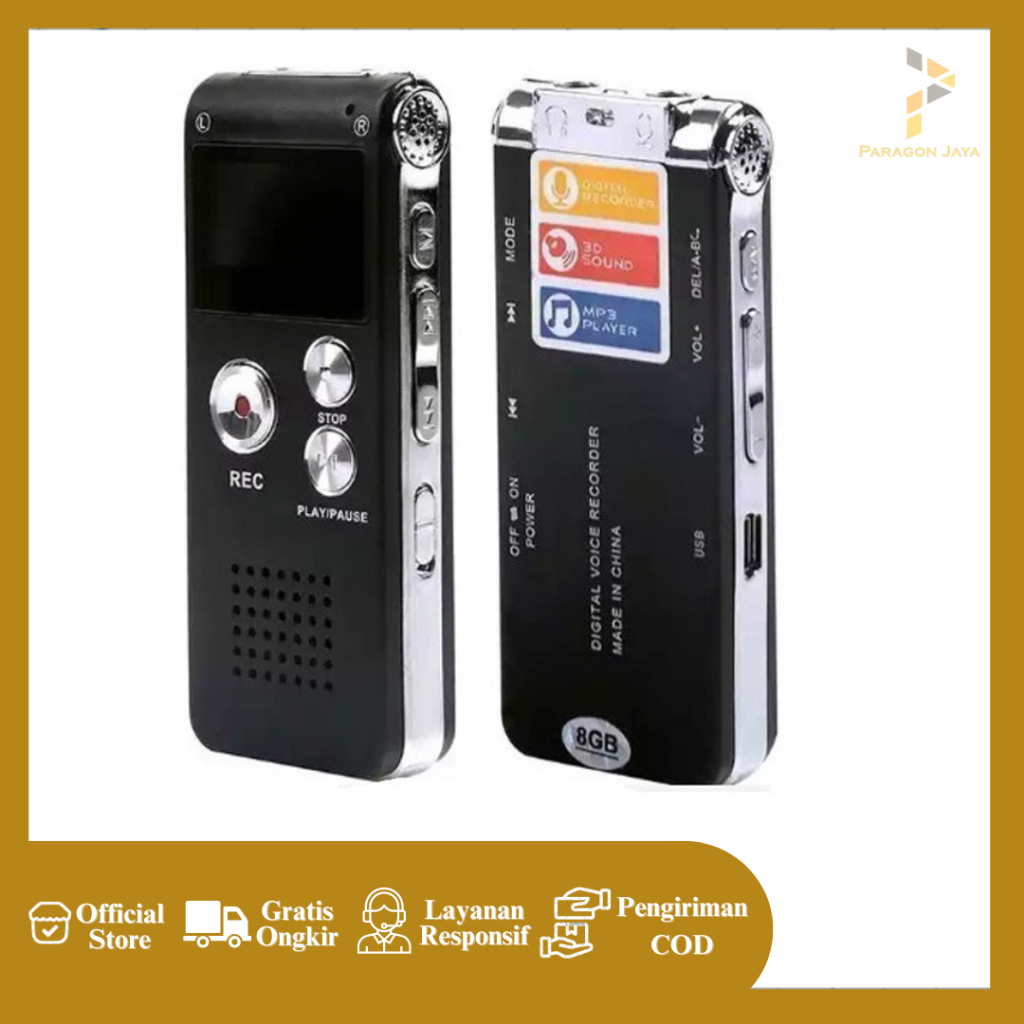Jual Alat rekam Suara Portable Digital Audio Voice Recorder Recording ...