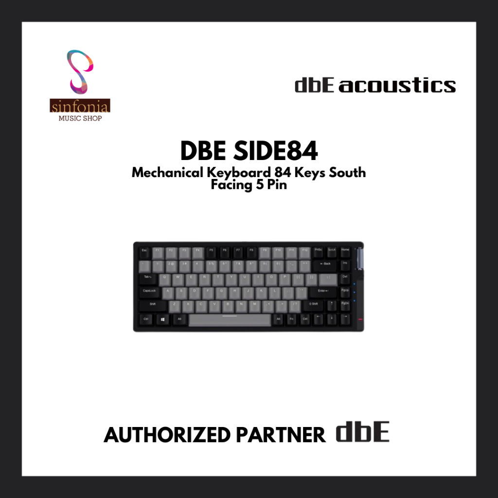 Jual dbE SIDE84 Mechanical Keyboard 84 Keys South Facing 5 Pin | Shopee ...