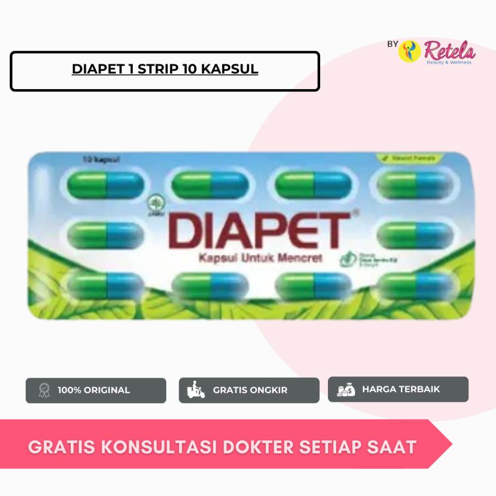 Jual DIAPET 1 STRIP 10 KAPSUL | Shopee Indonesia