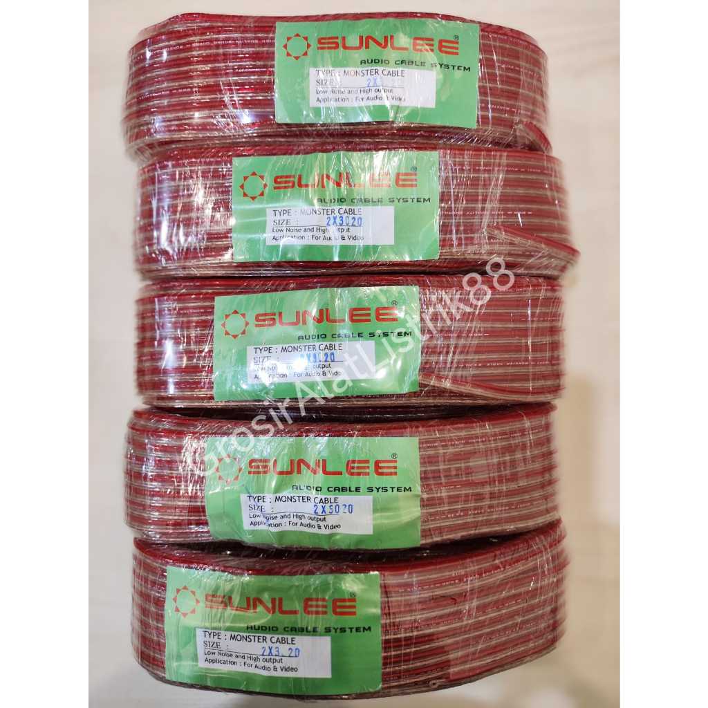 Jual Kabel Listrik Transparan Kabel Serabut 2x30 30Yard | Shopee Indonesia