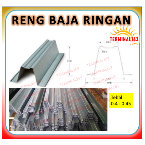 Jual Reng Baja Ringan | Shopee Indonesia
