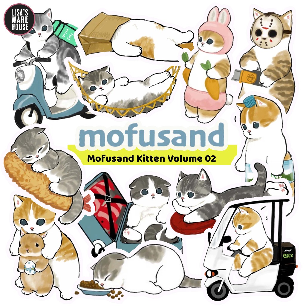 Jual Sticker MofuSand Kittens Volume 01-07 | Shopee Indonesia
