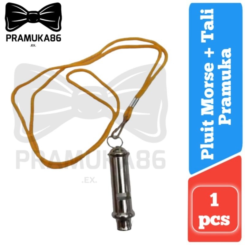 Jual Pluit Morse Stainless + Tali - Peluit Morse Pramuka Premium ...