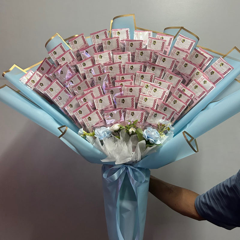 Jual buket bunga / money bouquet | Shopee Indonesia