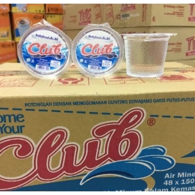 Jual AIR MINERAL CLUB CUP MINI 150 ML | Shopee Indonesia