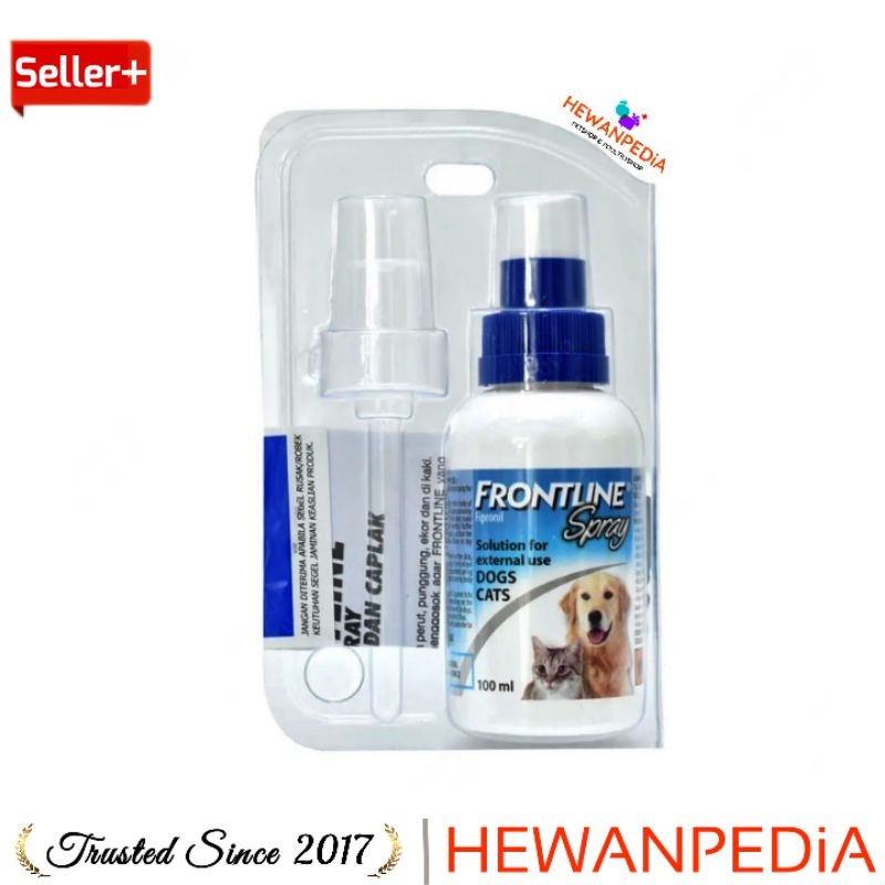 Jual FRONTLINE SPRAY 100 ml Hewanpedia - Obat Semprot Anti Kutu Pinjal ...