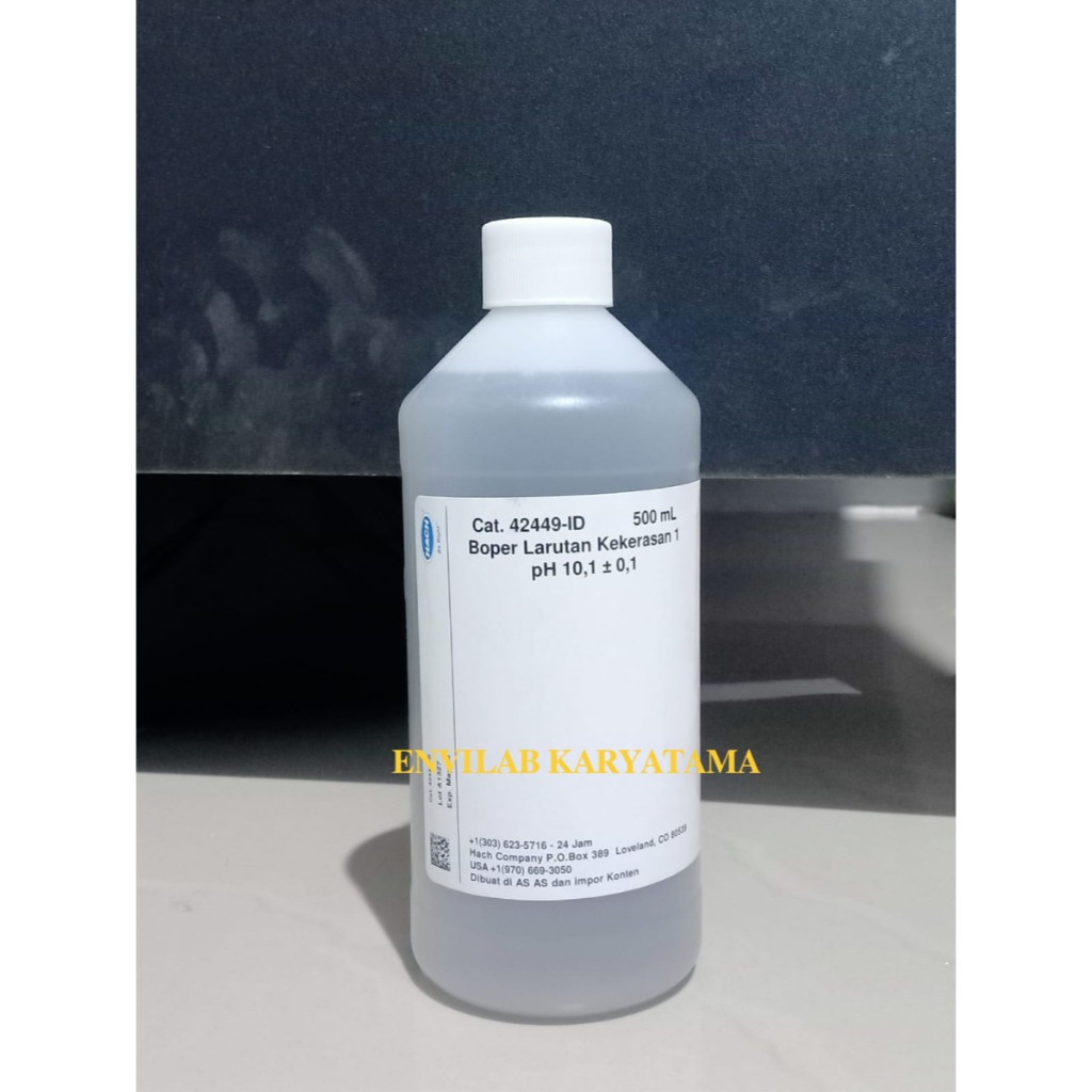 Jual HACH 42449 Hardness 1 buffer Solution cap 500 mL | Shopee Indonesia