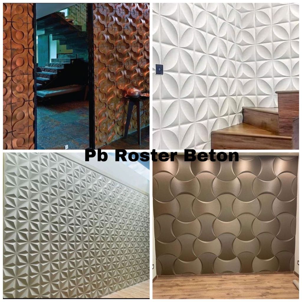 Jual wall panel beton 3d all varian | Shopee Indonesia