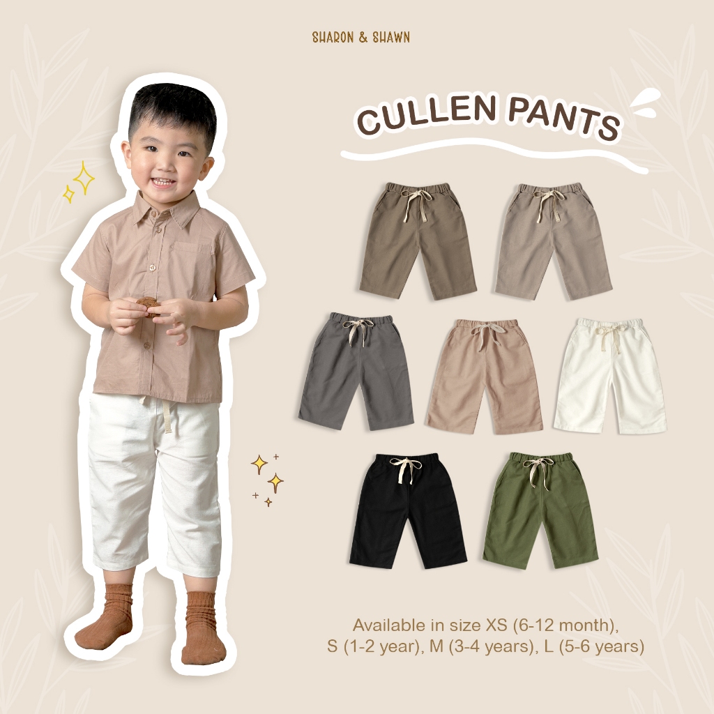Jual Sharon&Shawn - Celana Panjang 7/8 Anak Laki Laki- Cullen Pants ...