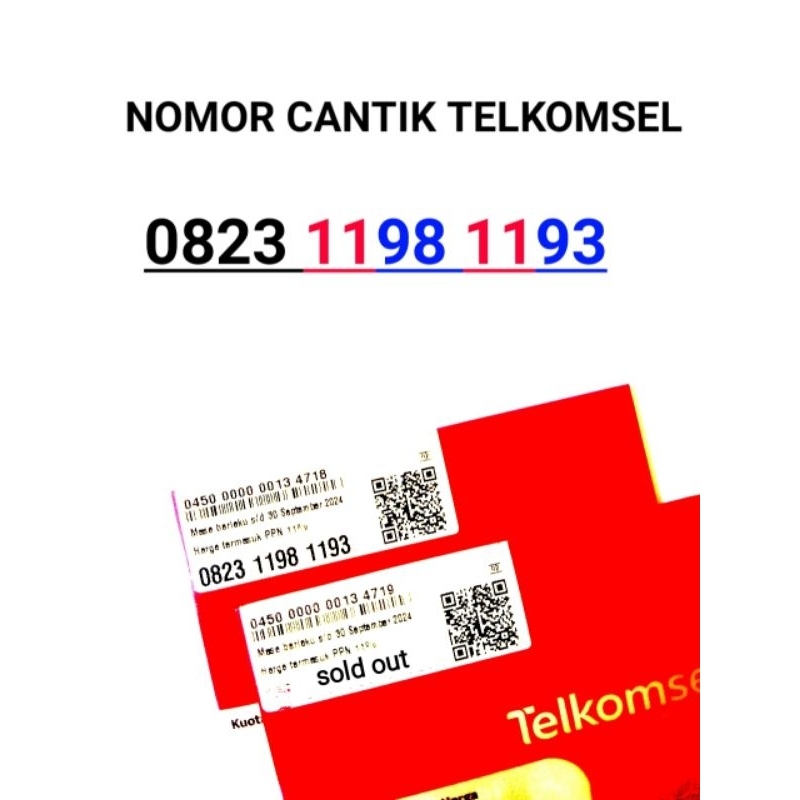 Jual Nomor cantik Telkomsel Seri Tahun minimalis | Shopee Indonesia