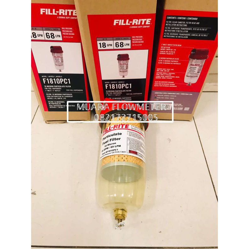 Jual Fuel Filter 1 inch brand fill-rite/ Saringan minyak 1 inch fill ...