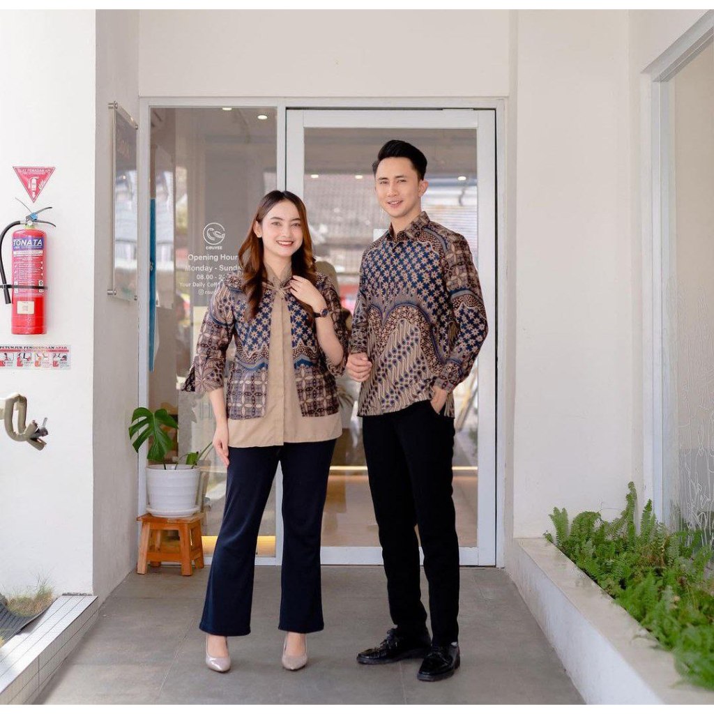 Jual Benang Raja Batik Couple Pria Wanita Katun Liris Truntum | Shopee ...