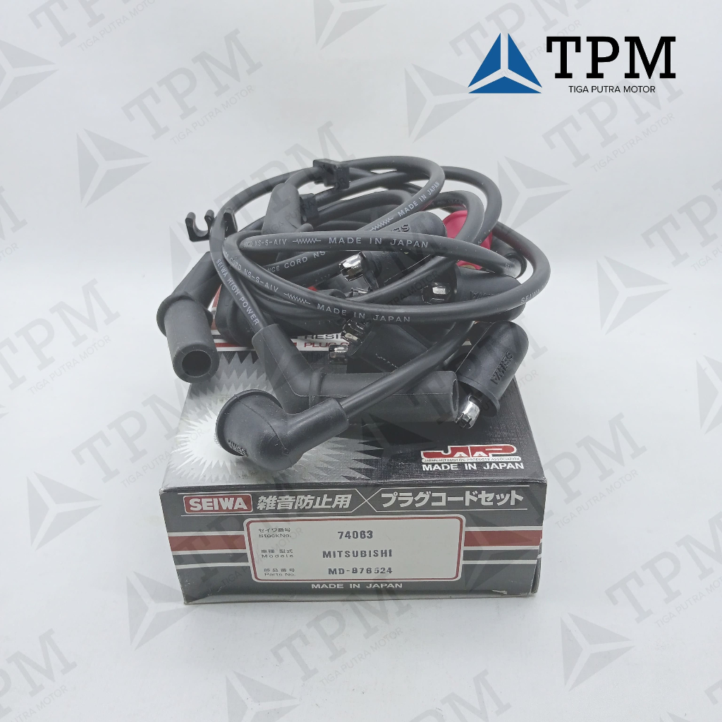 Jual KABEL BUSI MITSUBISHI PAJERO MONTERO BENSIN MD976524 SEIWA JAPAN ...