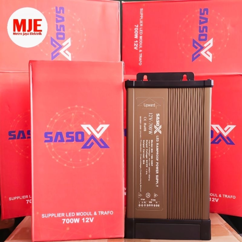 Jual Raiproof Power Supply Saso X RED 700W/58A DC/12V Outdoor | Shopee ...