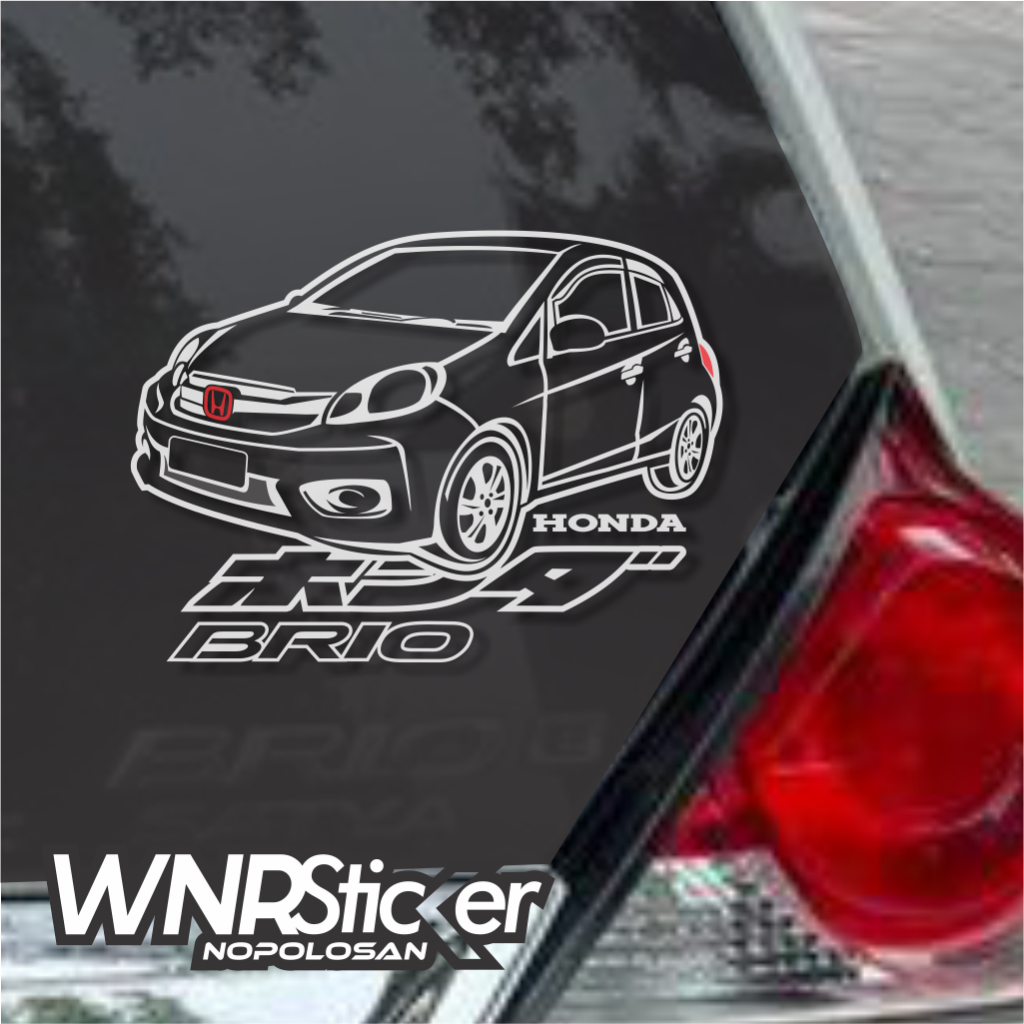 Jual Stiker Honda Brio Terbaru Cocok Untuk Variasi Kaca Mobil | Shopee ...