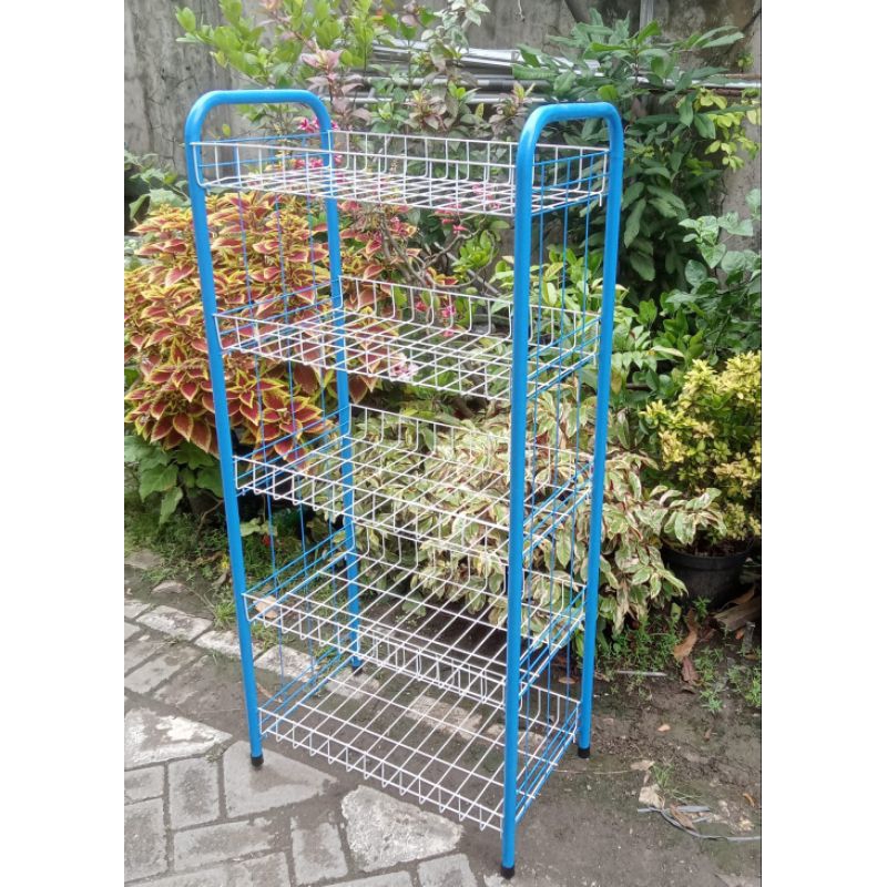 Jual rak serbaguna 5 susun/rak toko/rak jajan/rak warung | Shopee Indonesia