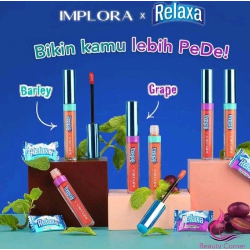 Jual implora x relaxa matte lipcream | Shopee Indonesia