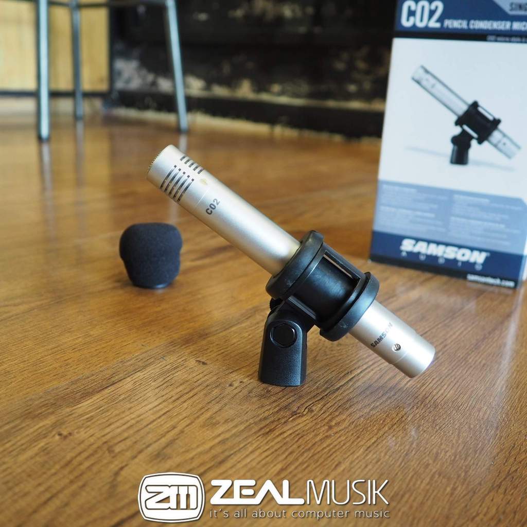 Jual SAMSON C02 Single Pack - Pencil Microphone Condenser - Zeal Musik ...